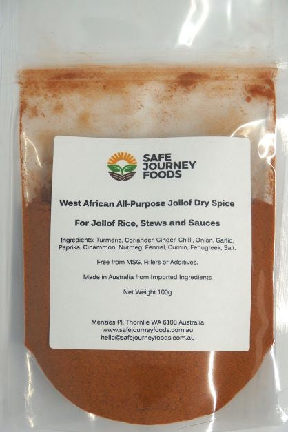 West African All-Purpose Jollof Dry Spice (For Jollof Rice, Pilaf, Ste ...